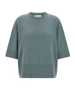 Extreme Cashmere Extreme Cashmere Sassie Boxy Knitted Sweater Green