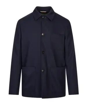 Canali Long Sleeve Button-front Jacket