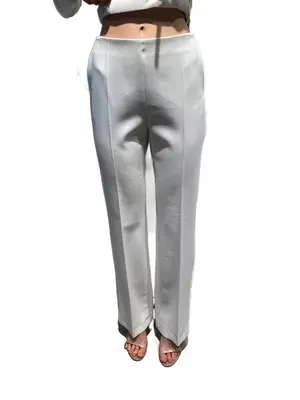 Max Mara Pleated Casual Pants - White