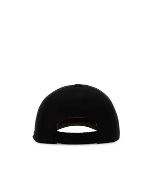Zegna Logo Detailed Baseball Cap