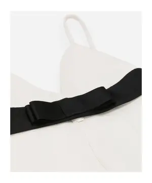 Dolce & Gabbana Dolce Gabbana V-neck Sleeveless Mini Dress