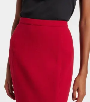MUGLER High Waist Pencil Skirt