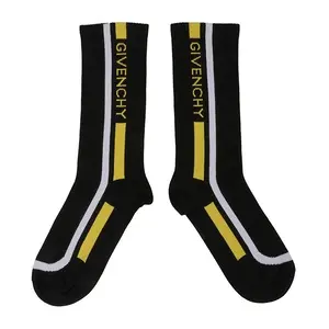 Givenchy Logo Striped Inlaid Knitted Socks