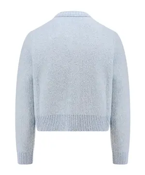 Bottega Veneta Long Sleeved Crewneck Cardigan