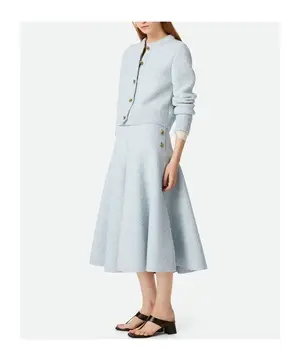Bottega Veneta Long Sleeved Crewneck Cardigan