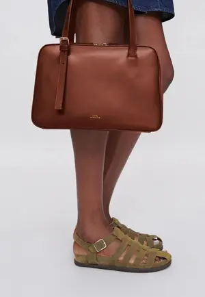 A.p.c. Virginie Logo Printed Crossbody Bag