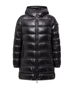 Moncler Courcelles Hooded Mid-length Down Jacket