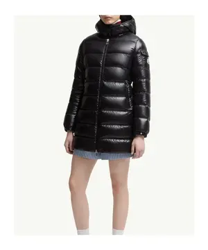 Moncler Courcelles Hooded Mid-length Down Jacket