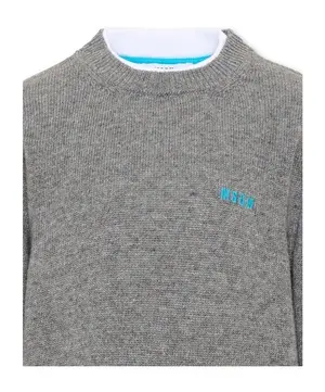 MSGM Crew-neck Knit Top