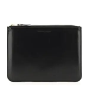 Comme Des Garçons Logo Clutch - Black
