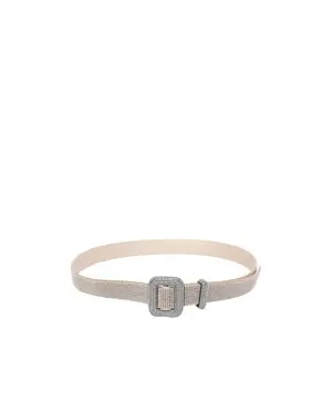 Benedetta Bruzziches Crystal Belt - Nude
