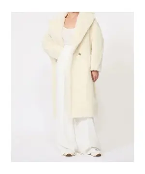 Max Mara Teddy Bear Icon Coat In Alpaca And Wool