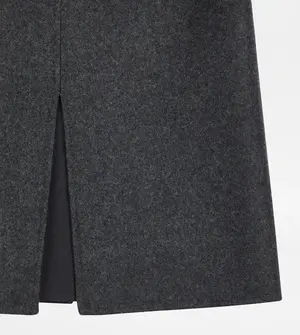 TOD'S Double-pocket Wool Skirt