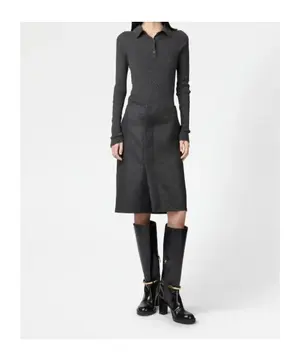TOD'S Double-pocket Wool Skirt