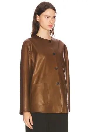 THE ROW Quintus Nappa Jacket