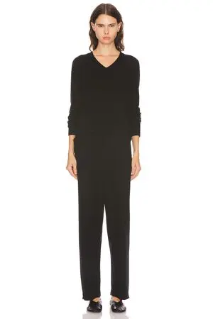 THE ROW Phora Cashmere Sweater - Black