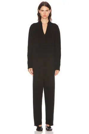 THE ROW Poynta Cashmere Cardigan - Black