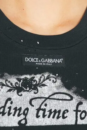 Dolce & Gabbana Jersey Graphic T-shirt - Black