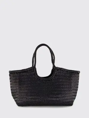 Dragon Diffusion Nantucket Woven Leather Shoulder Bag - Black