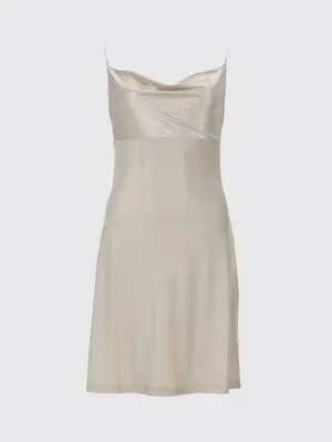 Versace Draped Asymmetrical Jersey Mini Dress For Evenings