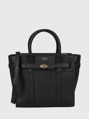 Mulberry Bayswater Mini Zipped Tote Bag In Calf Leather With Shoulder Strap
