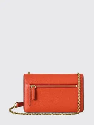 Mulberry Small Darley Crossbody Bag In Calf Leather With Chain Strap - Yellow