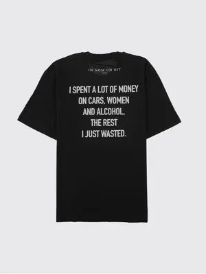 IH NOM UH NIT Graphic Print Cotton Crew Neck T-shirt With Slogan