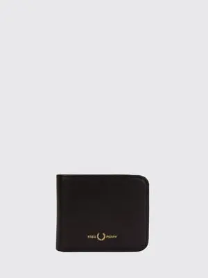 Fred Perry Leather Bifold Wallet With Contrast Front Logo
