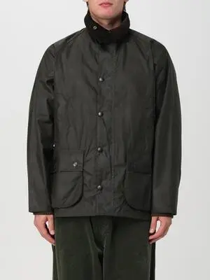 Barbour Bedale Relaxed Fit Waxed Cotton Jacket With Velvet Collar - Olive