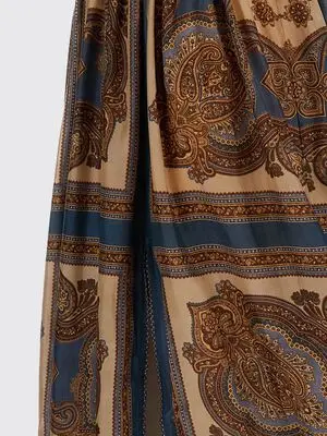 Zimmermann Mahon Ethnic-print Silk Maxi Dress With Off-the-shoulder Design - Navy