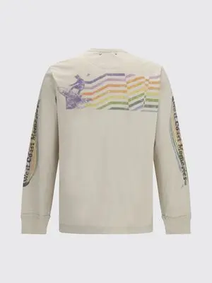 GOLDEN GOOSE Long-sleeved Cotton T-shirt With Contrast Logo
