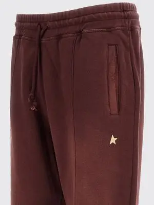 GOLDEN GOOSE Straight-leg Cotton Jogging Trousers With Contrast Logo