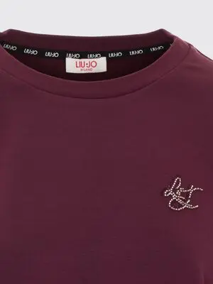 Liu Jo Embellished Logo Sweatshirt - Red