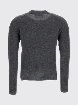 Simone Rocha Crewneck Cashmere Cardigan With Rhinestone Embroidery