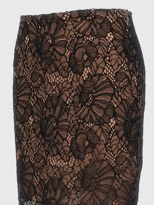 ROTATE BY BIRGER CHRISTENSEN Recycled Lace Midi Pencil Skirt With High-waisted Design
