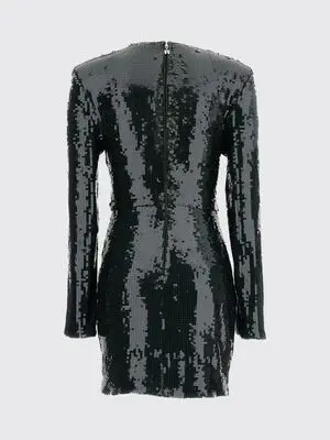 ROTATE BY BIRGER CHRISTENSEN Sequin-covered Evening Mini Dress With Waist Knot