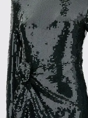 ROTATE BY BIRGER CHRISTENSEN Sequin-covered Evening Mini Dress With Waist Knot