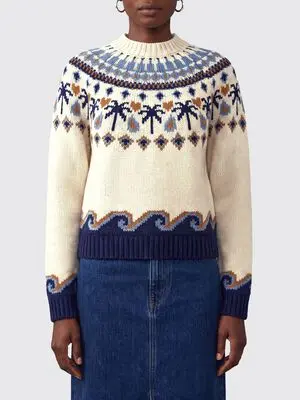 Alanui Virgin Wool Crewneck Jumper With Ethnic Jacquard Motif - Multicolor