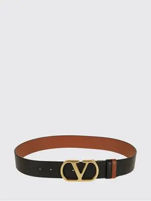 Valentino Garavani Vlogo Signature Reversible Belt In Smooth Calf Leather 4 Cm - Black 2
