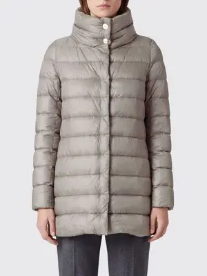 Herno Amelia Quilted Waterproof Nylon Down Coat With High Neck - Grey 1