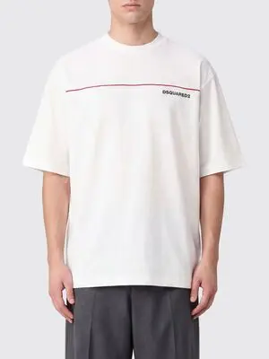Dsquared2 Contrast Logo Cotton T-shirt - White