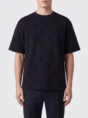 Casablanca Tone-on-tone Logo Cotton T-shirt - Black