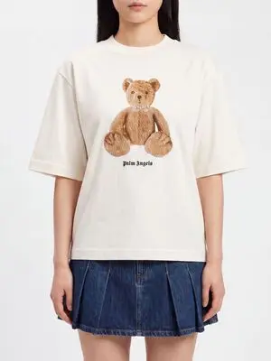 Palm Angels Teddy Bear Graphic T-shirt - White