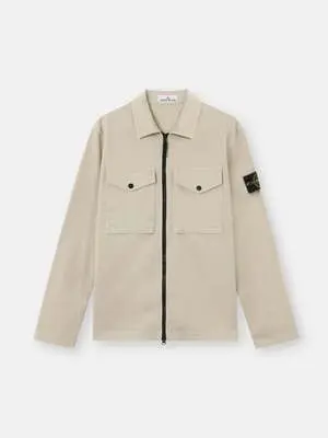 Stone Island Sandstone-treated Overshirt