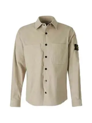 Stone Island Stonewashed Utility Shirt - Sand