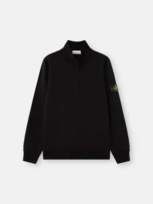 Stone Island Long Sleeve Polo In Knit Jersey