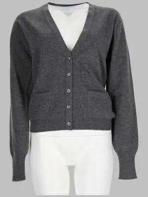 MAISON MARGIELA Cardigan In Virgin Wool - Gray