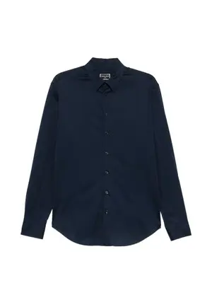 Giorgio Armani Slim Fit Cotton Shirt - Blue