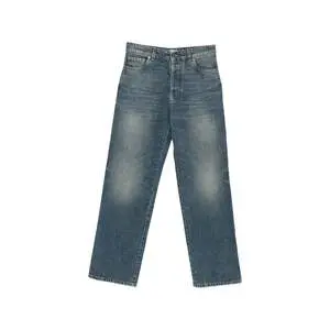 Miu Miu Denim Straight-leg Jeans - Blue