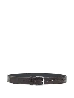 THE FRANKIE SHOP Toni Leather Belt - Brown
